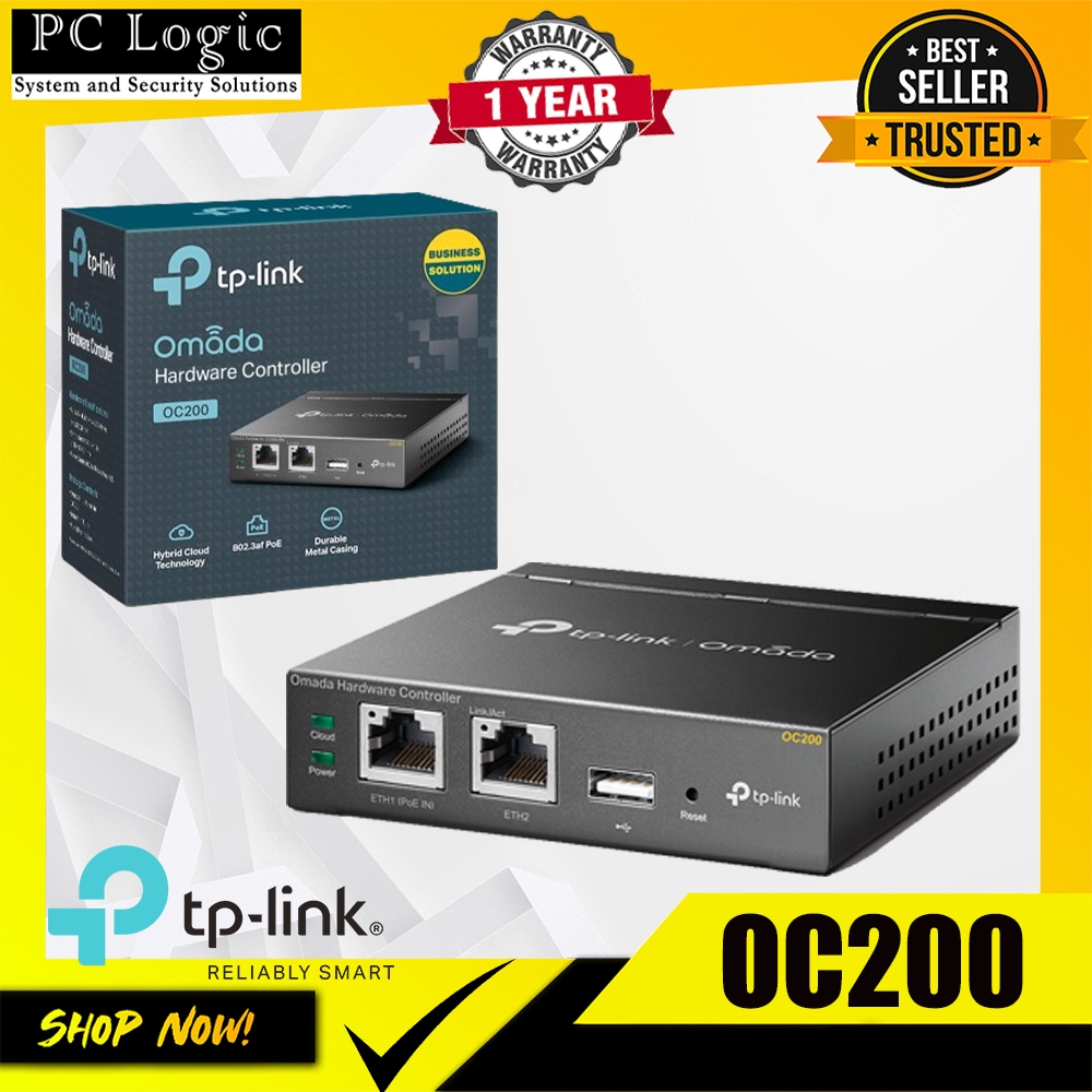 OC200 OMADA CLOUD CONTROLLER | 50 EAPS | Multi-SSID | LOAD BALANCE | QOS | RATE LIMIT | Shopee ...