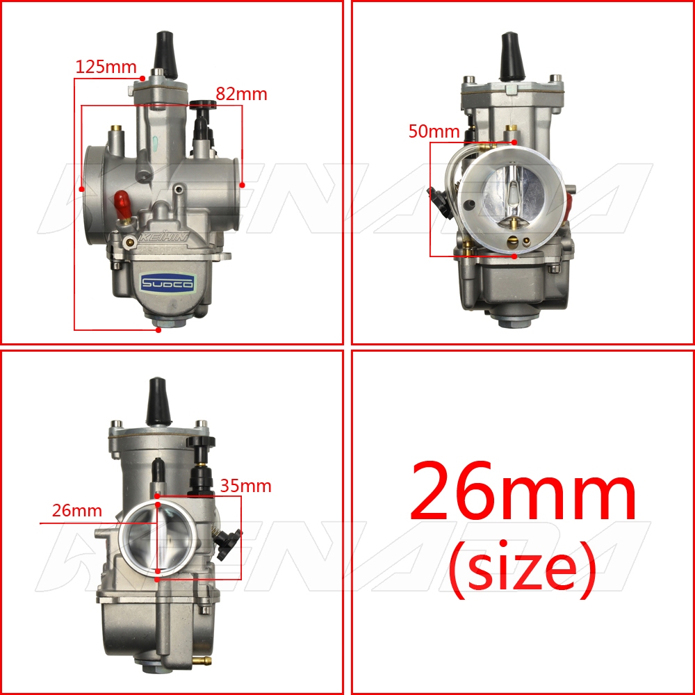 [Next day Ship-out] Keihin Racing Carburetor Flat Slide PWK24mm/26mm ...