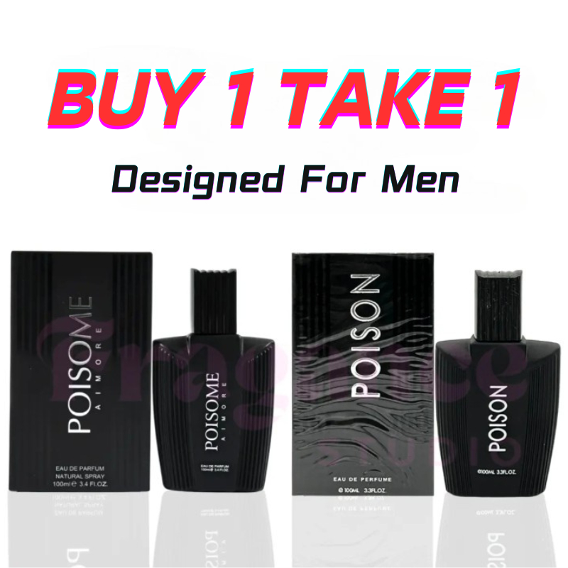 【BUY 1 TAKE 1】POISON Perfume Spray for Men Long-Lasting Fragrance Eau De Parfum 100ML | Shopee ...