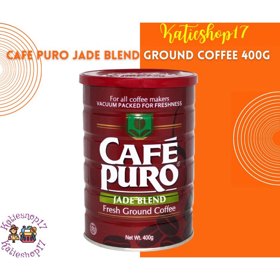 Cafe Puro Jade Blend Ground Coffee 400g | Shopee Philippines