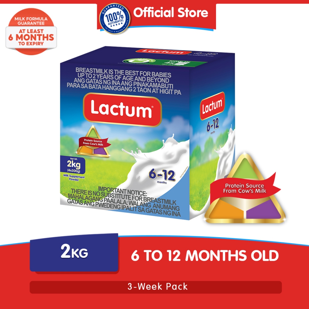 Lactum for 6-12 Months Old Infant Formula Milk Supplement Powder 2kg | Shopee Philippines