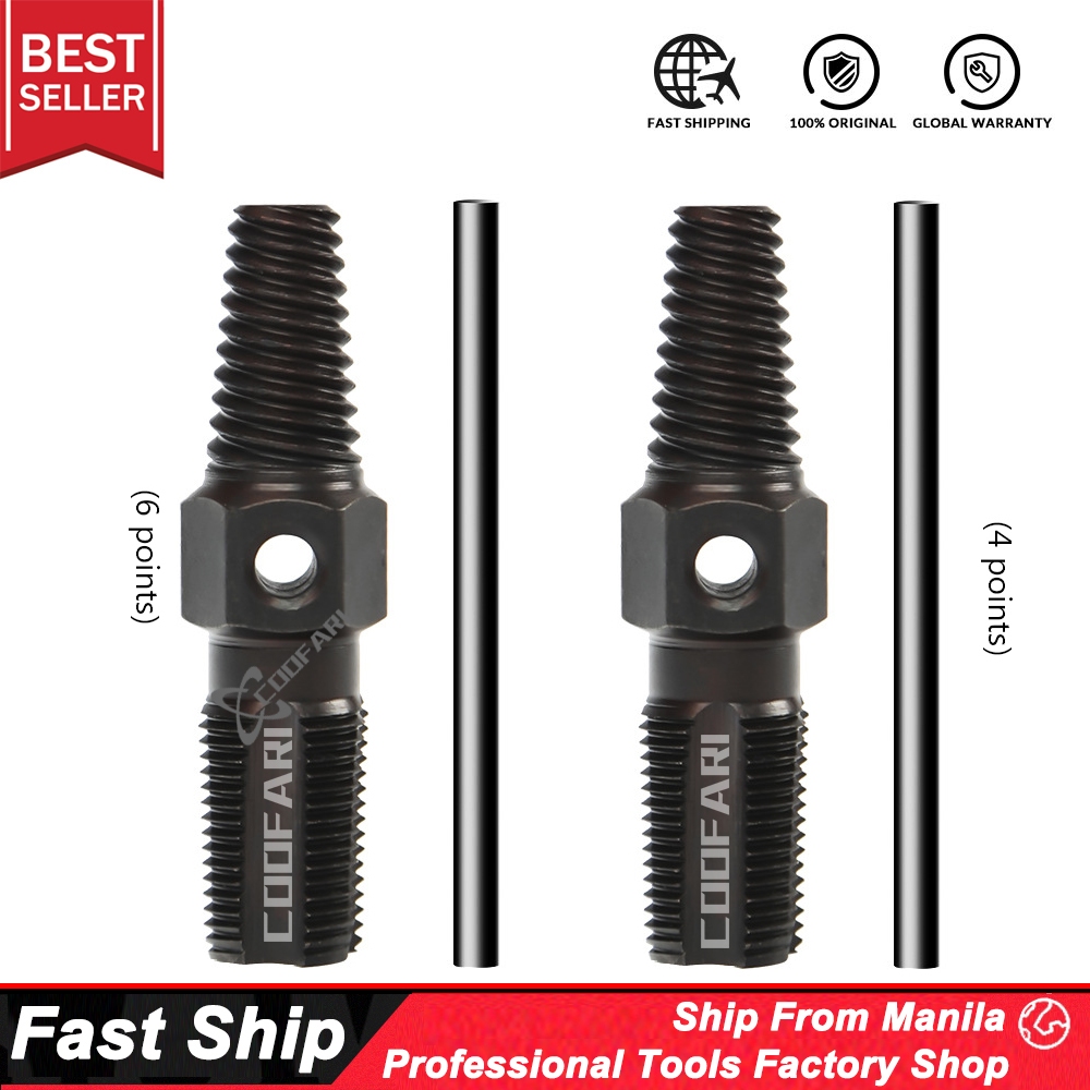 COOFARI 1/2'' 3/4'' 2 in 1 Faucet Valve Screw Extractor Kit Broken ...