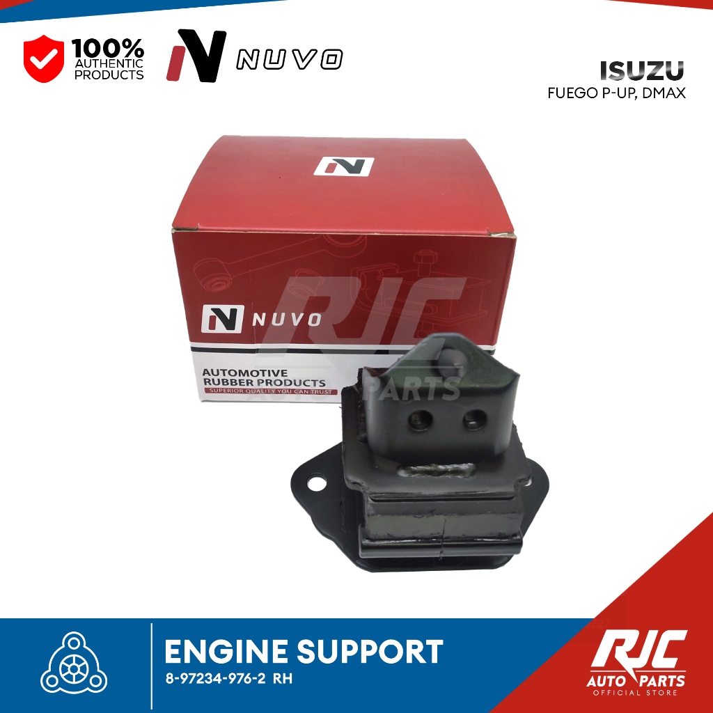 NUVO ENGINE SUPPORT ISUZU FUEGO P-UP, DMAX RH 8-97234-976-2 1pc ...