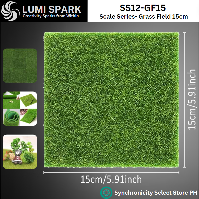 Grass Mat Scale Replica - 15x15cm Artificial DIY Landscape | SS12-GF15 ...