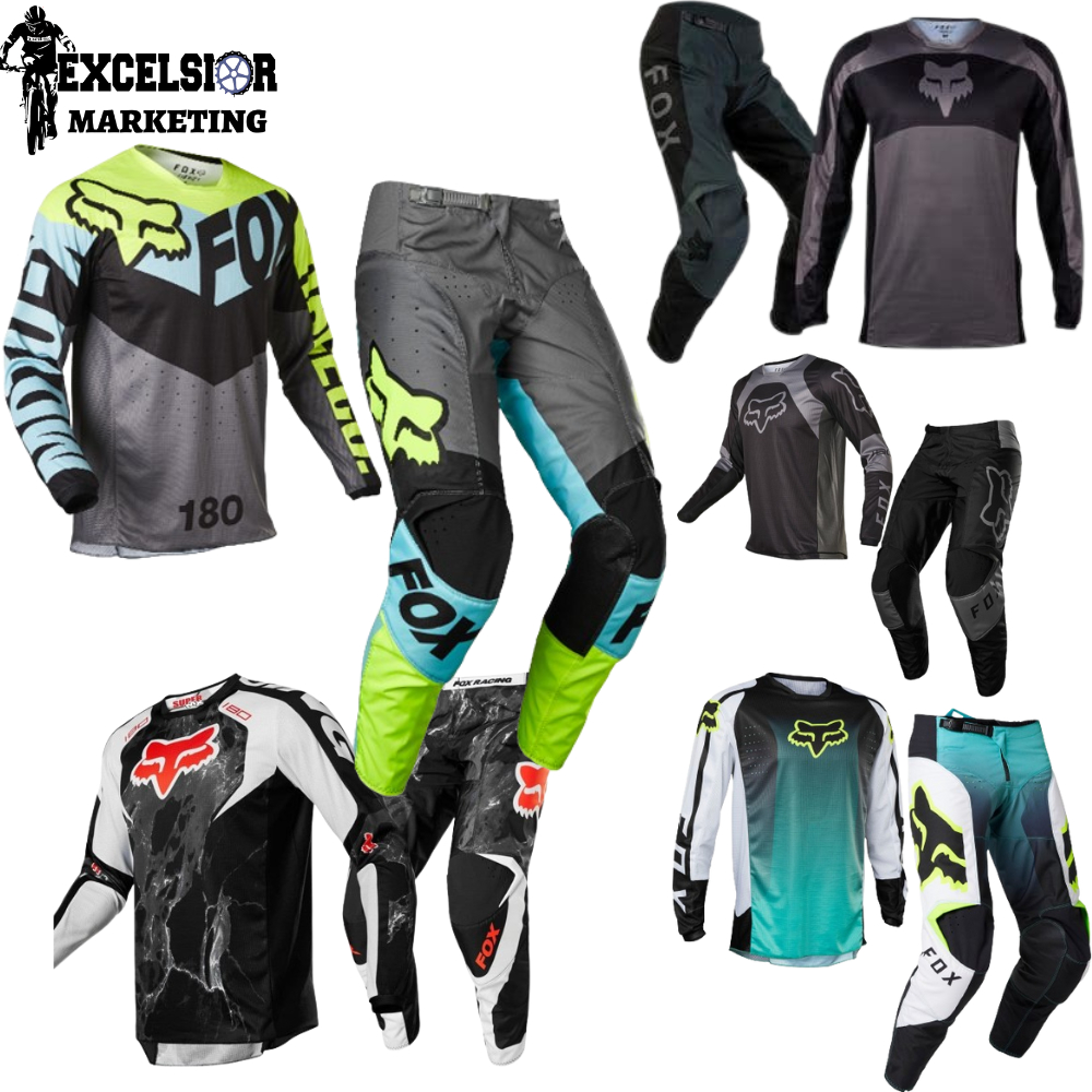 Excelsior NEW PRO Racing Motocross Gear Set MX Jersey And Pants 4 ...