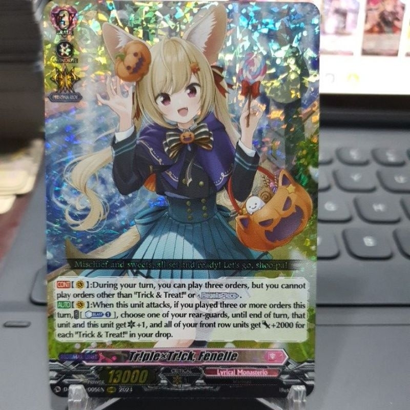 TRIPLE X TRICK, FENELLE RRR DLBT04 CARDFIGHT VANGUARD ENGLISH | Shopee ...