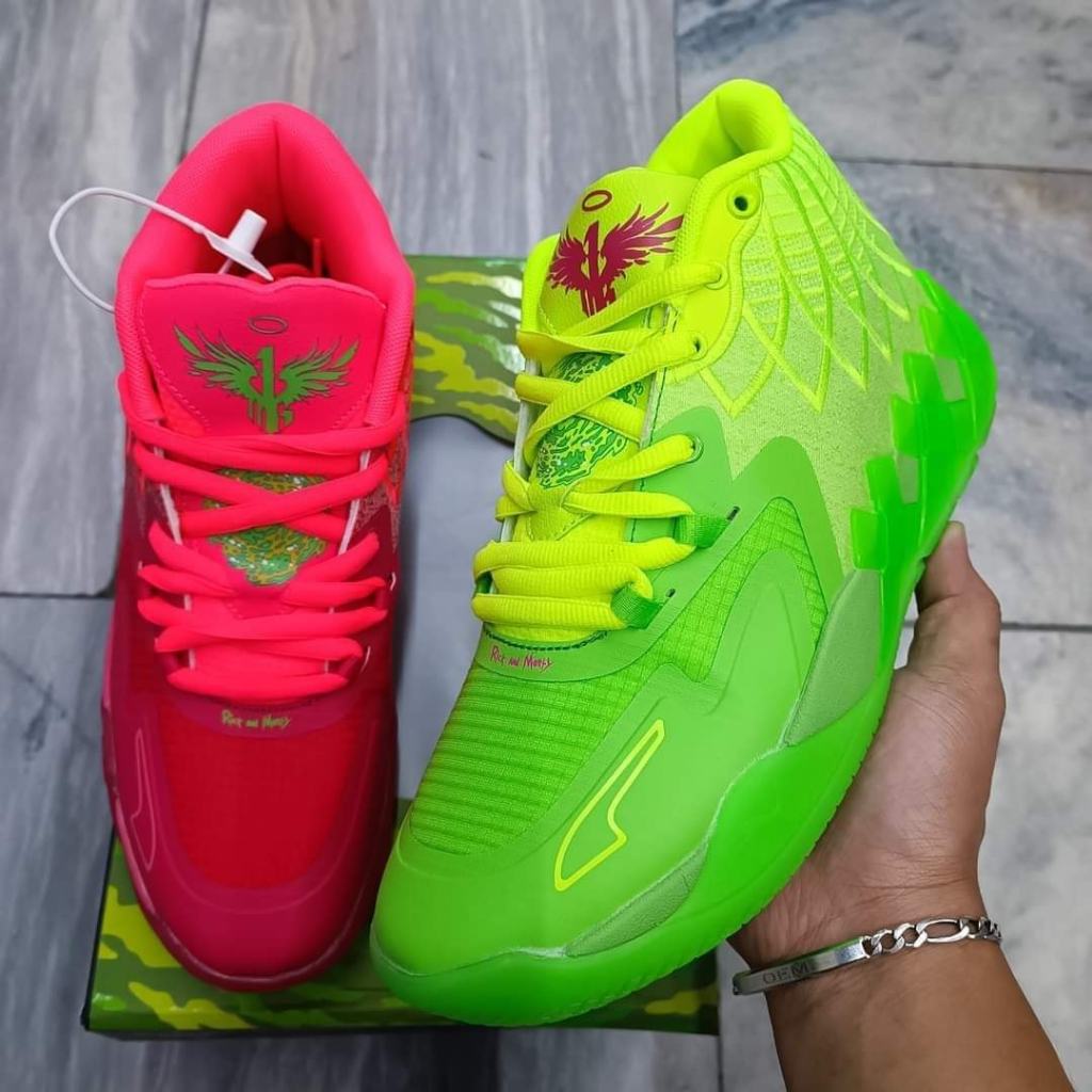 UA Lamelo Ball MB 01 "Rick n Morty" Basketball Shoes for Men and Women ...