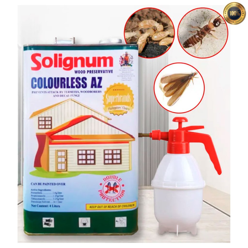 BB 1L Solignum Wood Preservative Colorless Prevents Attack by Termites ...