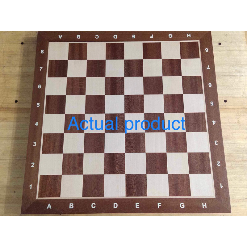 Chessmate ® • Leap Deluxe Wooden Chess Board High Grade Wood (Board ...