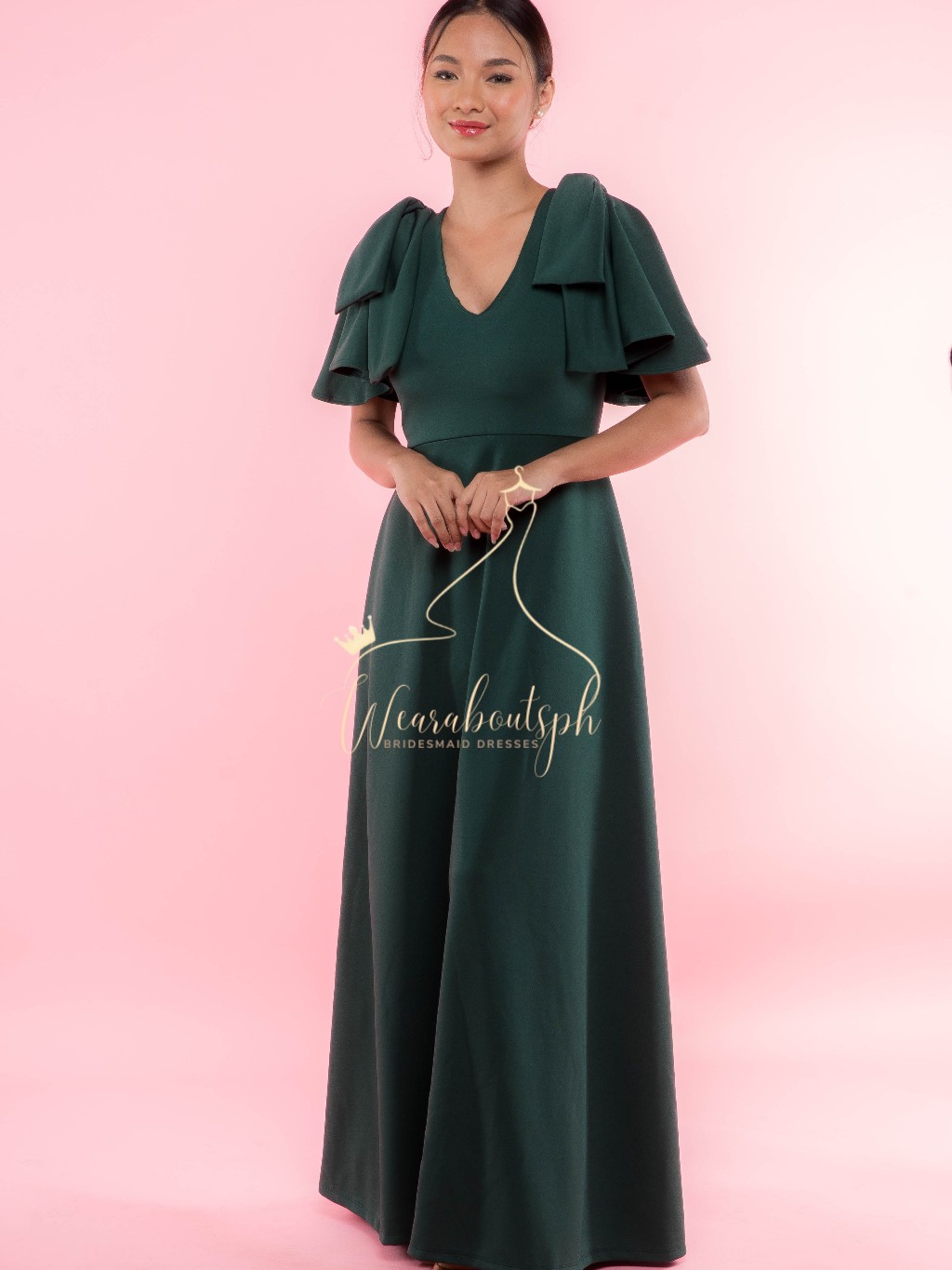 Adelfa bridesmaid dress | Shopee Philippines