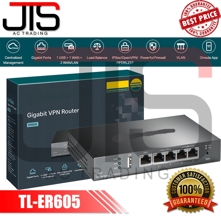 TL-ER605 ( TL-R605 ) SAFESTREAM GIGABIT MULTI WAN | Shopee Philippines