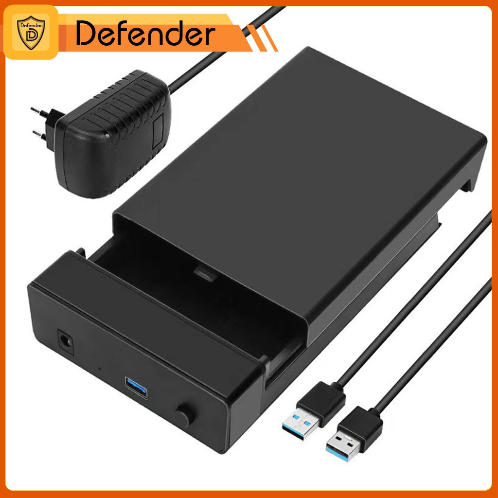 SSD HDD Case USB3.0 Portable Hard Drive Enclosure External 3.5 inches ...