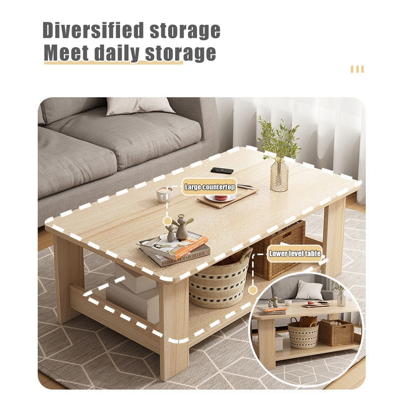 ALVIN Tea Table Sofa Table Sofa Living Room Center Table【 80*40*42cm ...