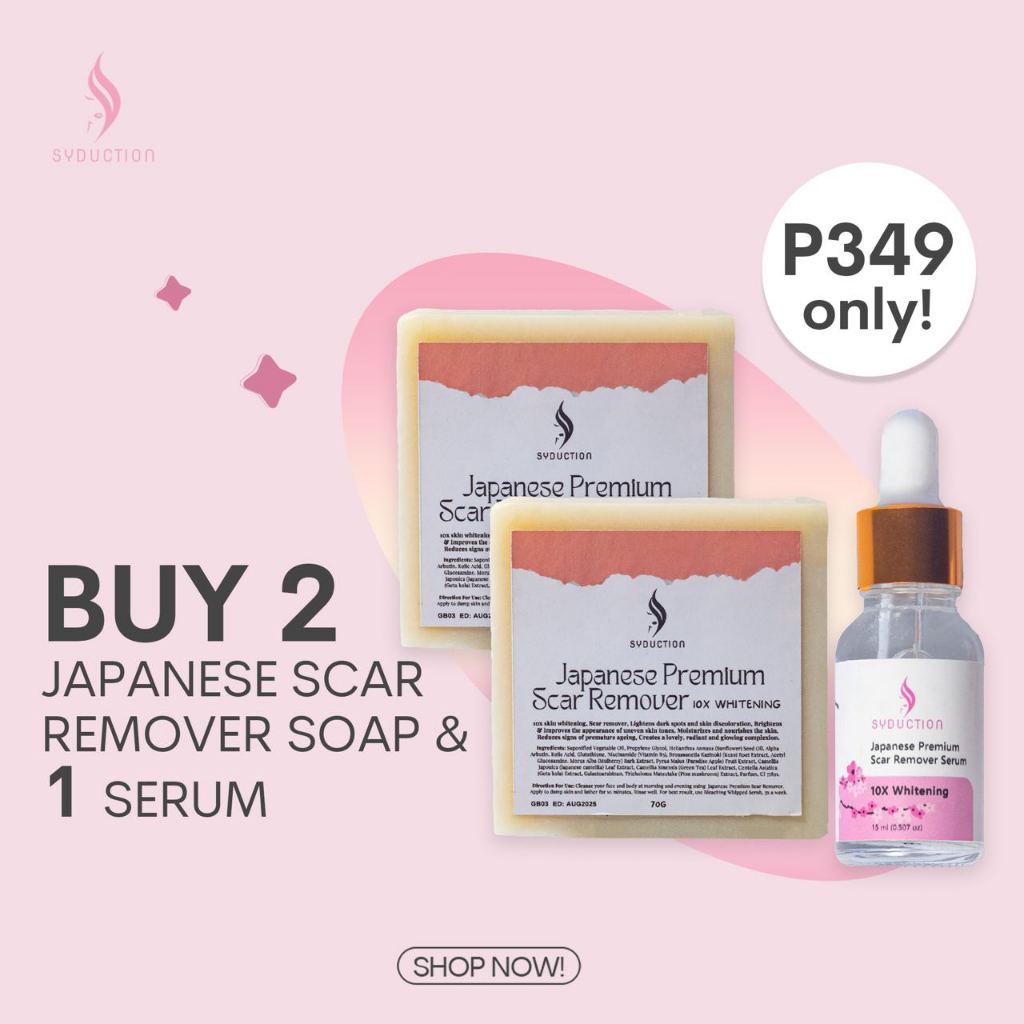 Buy 2 Japanese Scar Remover Soap and 1 Serum | Shopee Philippines