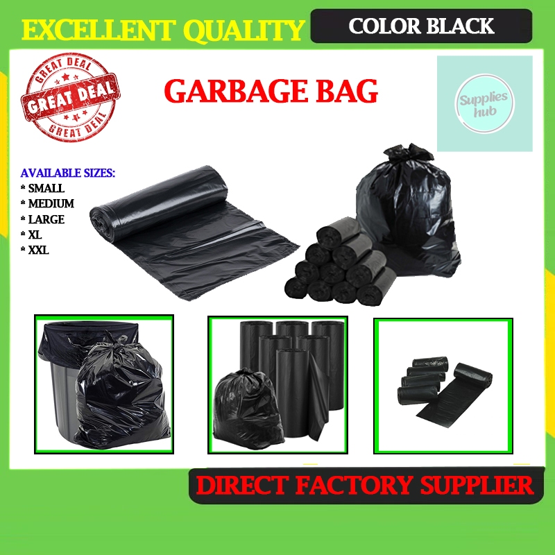 Disposable Garbage Bag Roll, Trash Bin Bag, Waterproof High Quality ...