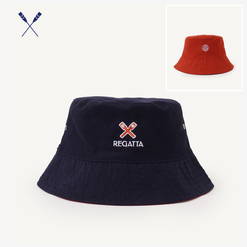 Regatta Reversible Bucket Hat With Embroidery Branding For Men (Navy ...