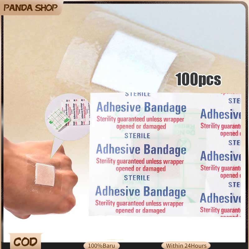 100pcs Waterproof Adhesive Bandage Hypoallergenic Wound Dressing Band ...