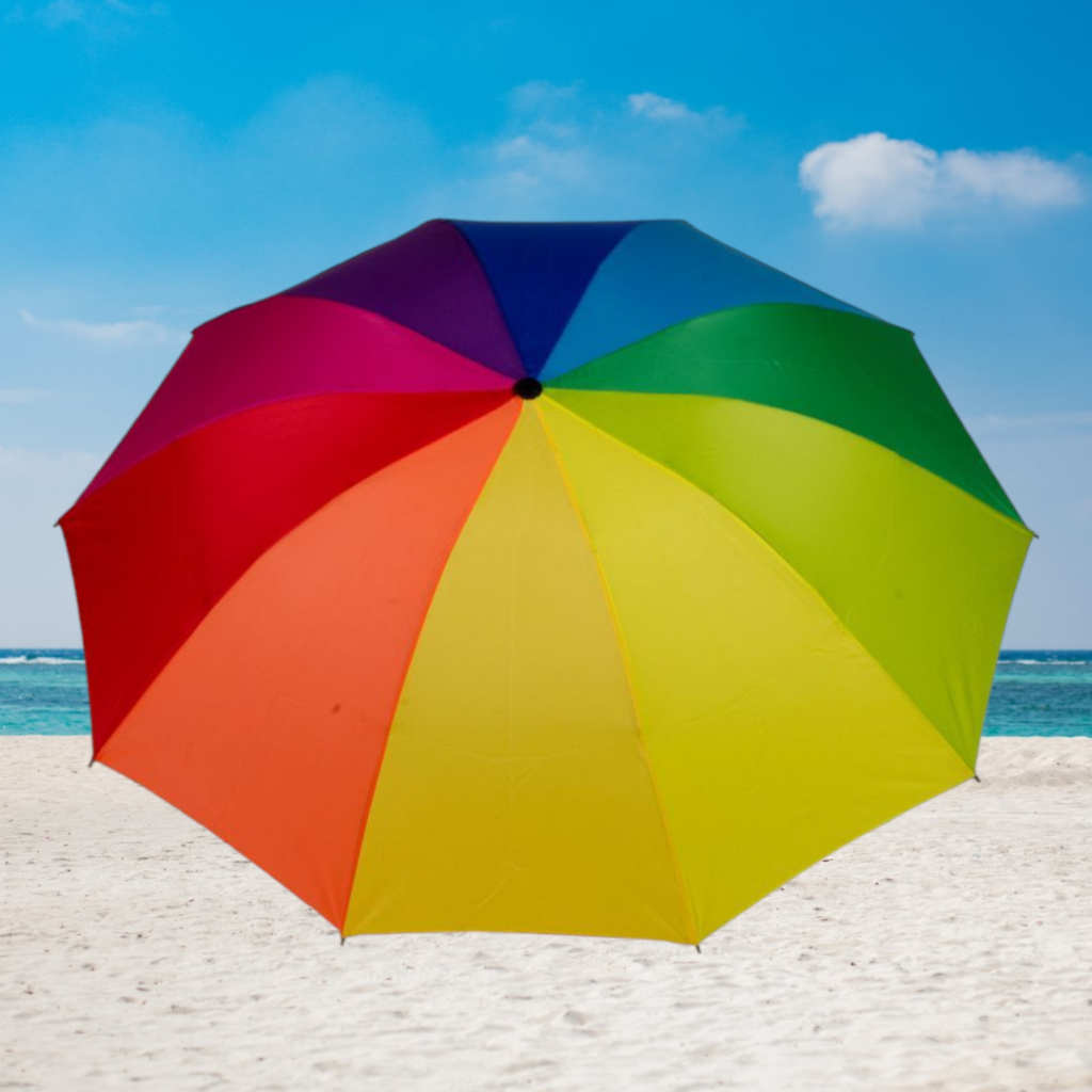 Rainbow Umbrella - Super Colorful!! | Shopee Philippines