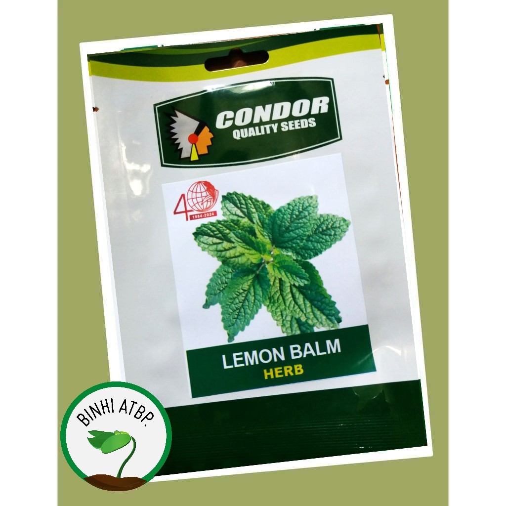Condor Lemon Balm Herb Seeds (1.5 Gr Pack) | Shopee Philippines