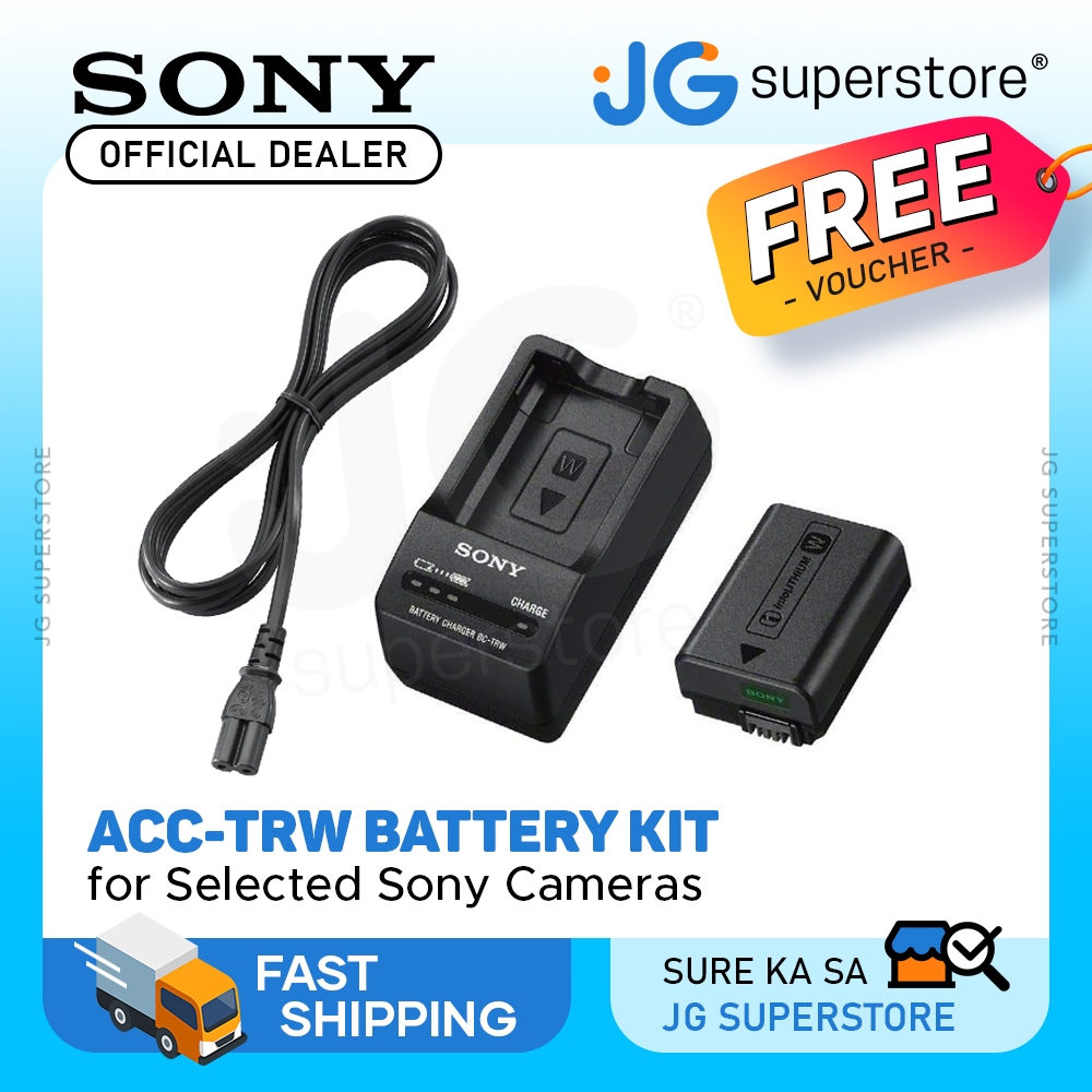 Sony ACC-TRW W Charger and Lithium-ion Battery Kit 7.2V 1080mAh for ...