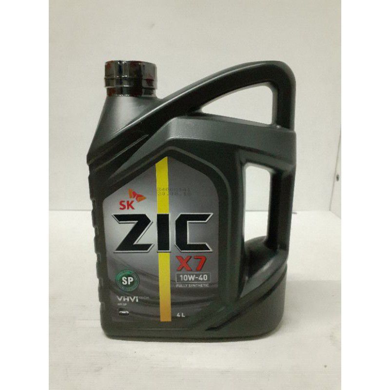 ZIC X7 10W-40 GAS FULLY SYNTHETIC (1 GALLON / 4 LITERS) | Shopee ...