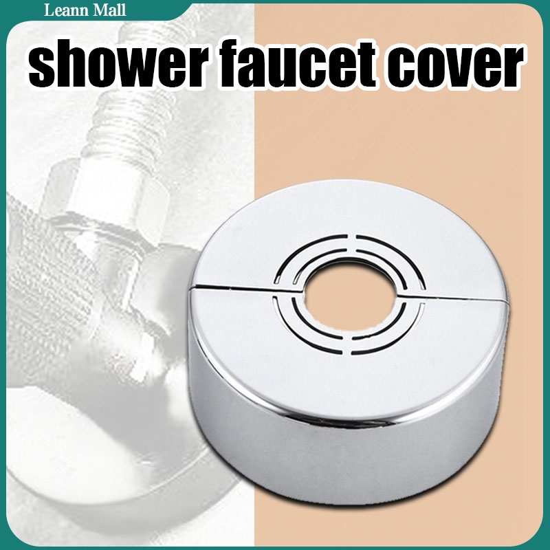 Stainless Steel Shower Faucet Cover Useful Wall Flange Adjustable Pipe ...