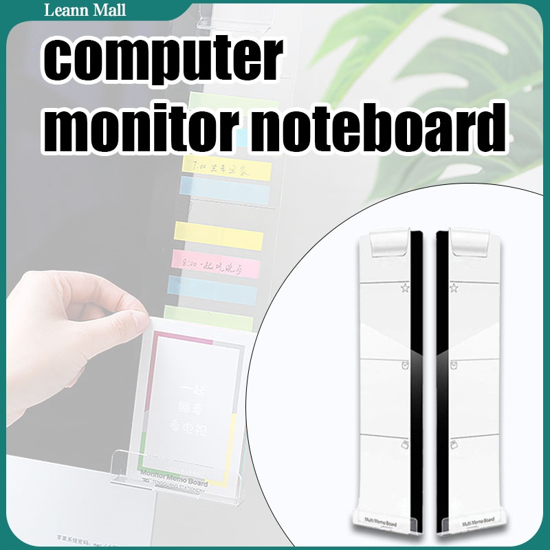 Acrylic Computer Monitor Memo Board Creative Monitor Message Memo Board ...