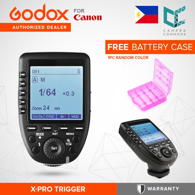 Godox XPro-C Version 1 / 2 TTL Wireless Flash Trigger for Canon Cameras ...
