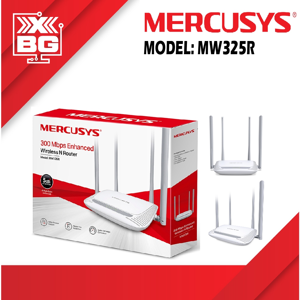 MERCUSYS MW325R 300Mbps Enhanced Wireless N Router | Shopee Philippines