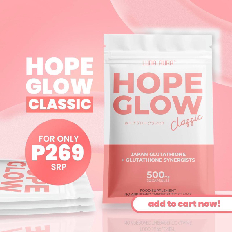 Luna Aura Hope Glow Capsule 30’s Whitening Capsules All Skin Types ...
