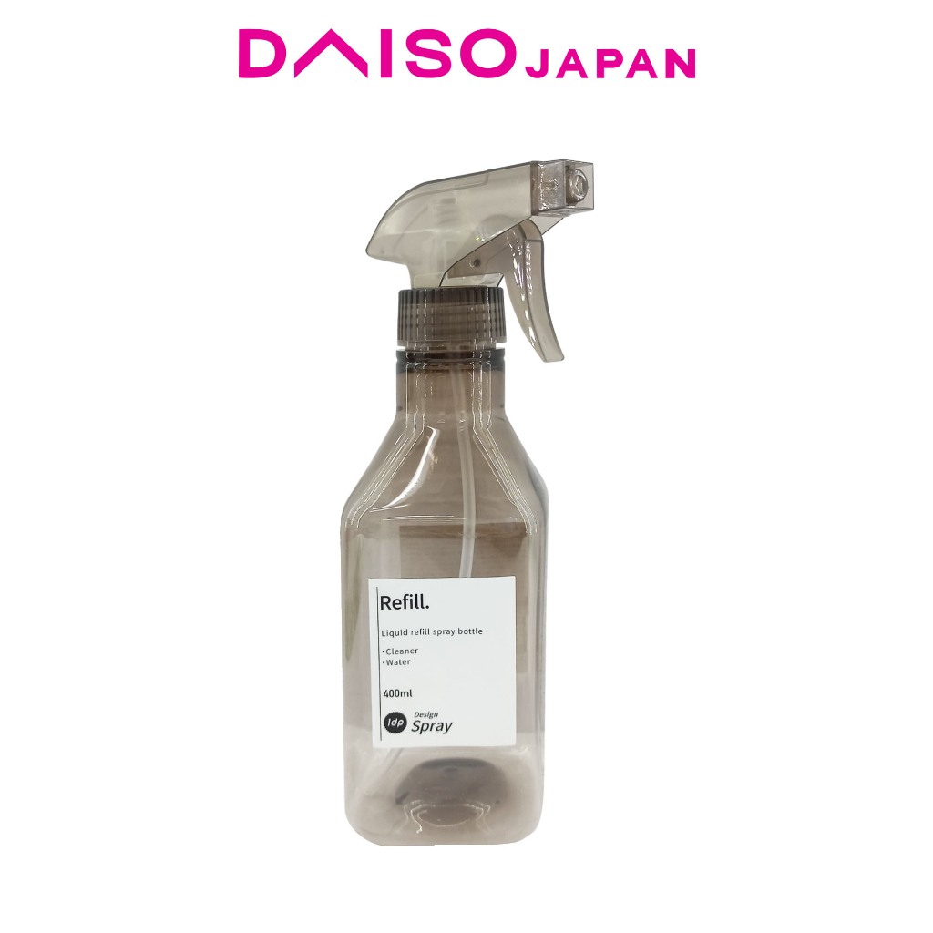 Daiso Cleaning Spray Square Bottle (Amber, 400ml) | Shopee Philippines