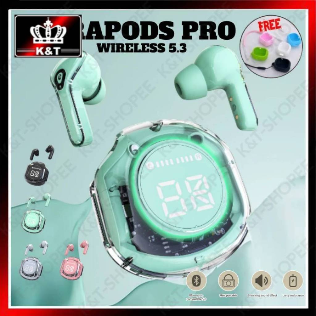 HK6 Ultrapods TWS Wireless Earphone Bluetooth Built-in Mic Noise ...
