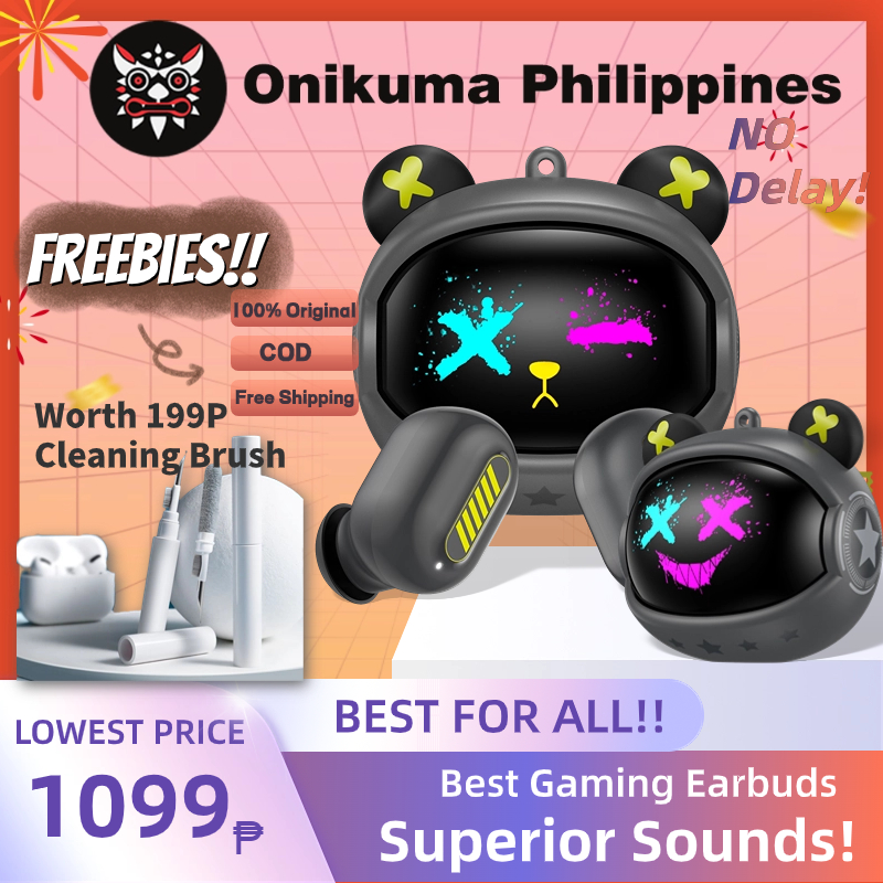 ONIKUMA T20 Cool DIY Bluetooth Gaming Earphones Wireless With Gaming ...