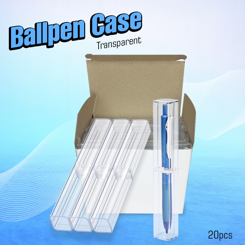 Clear Transparent Acrylic Ballpen Case Single Ball Pen Case for ...