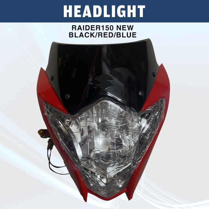 MOTORCYCLE HEADLIGHT with COWLING FOR RAIDER150 | Shopee Philippines