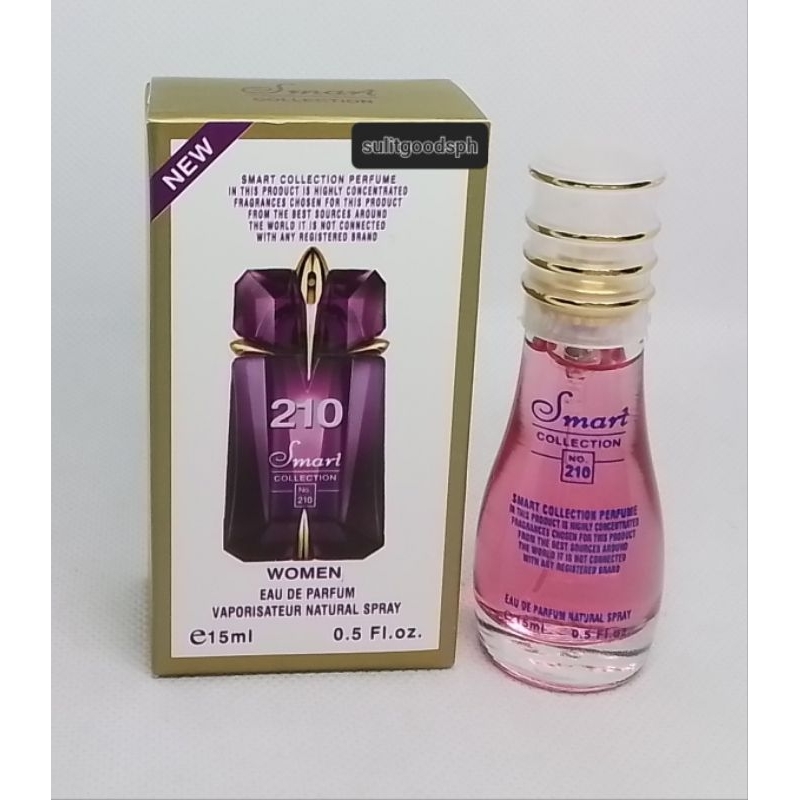 SMART COLLECTION PERFUME NO. 210 FOR WOMEN 15 ML EDP | Shopee Philippines