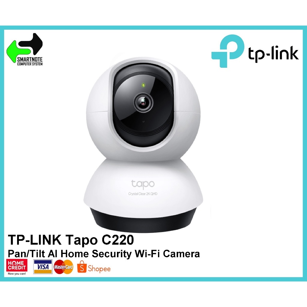 TP-LINK Tapo C220 Pan/Tilt AI Home Security Wi-Fi Camera 2K 4MP | Shopee Philippines