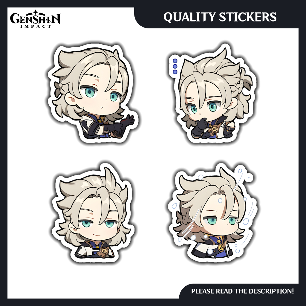 Albedo - Genshin Impact Emoji Stickers | Shopee Philippines