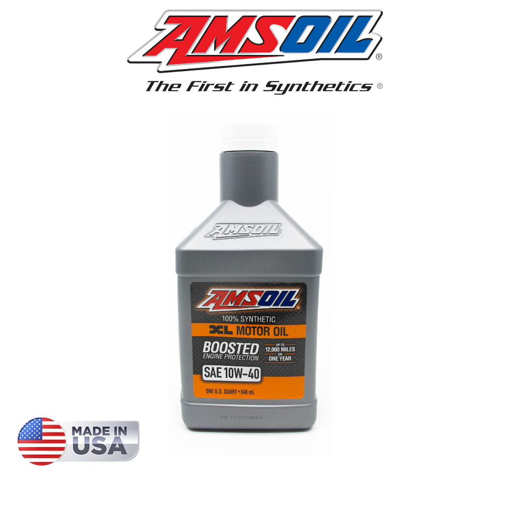 AMSOIL 10W40 XL Series Engine Oil Fully Synthetic (1 Quart) | Shopee ...