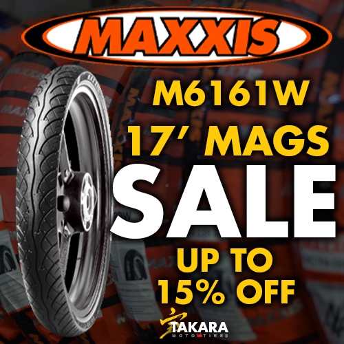 MAXXIS TIRE M6161 Tubeless 17" by TAKARA (FREE TIRES SEALANT, PITO ...