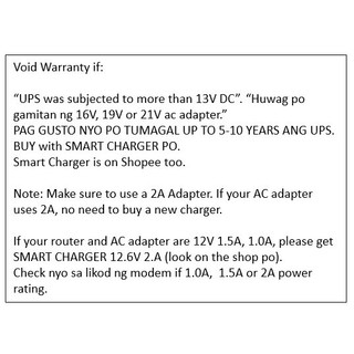 Uninterruptible Power Supply (UPS) for Routers (PLDT, Converge, Sky ...