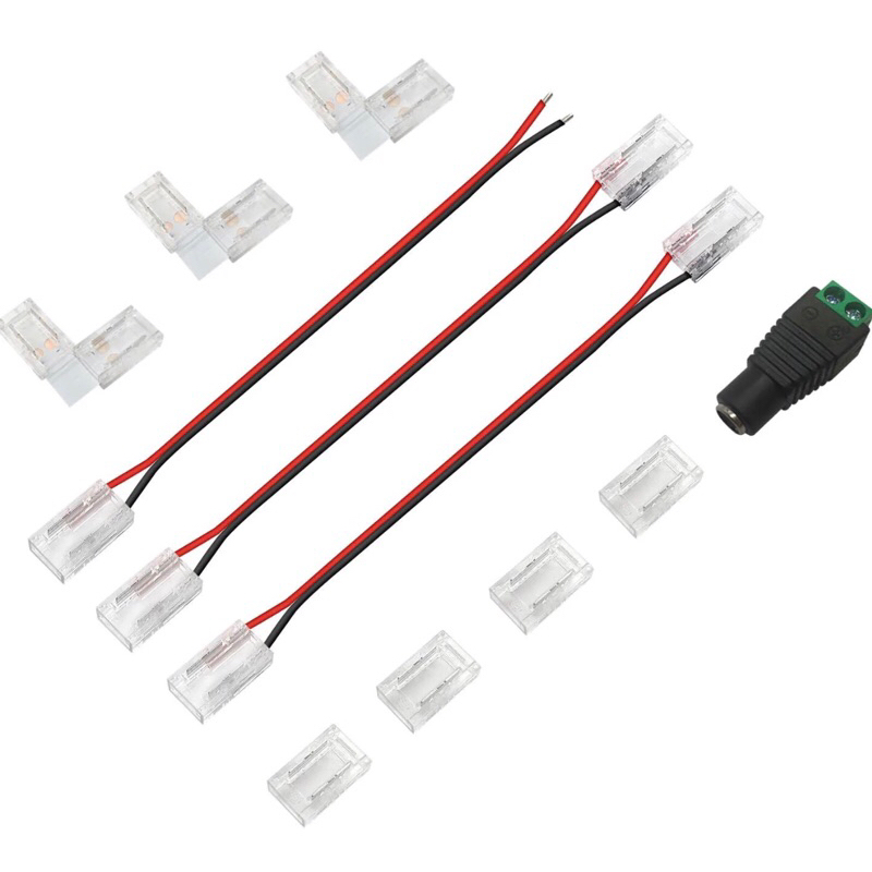 【COD&Ready】Rohstar COB LED Light Strip Connector 24V 12V 2Pin 8mm No ...