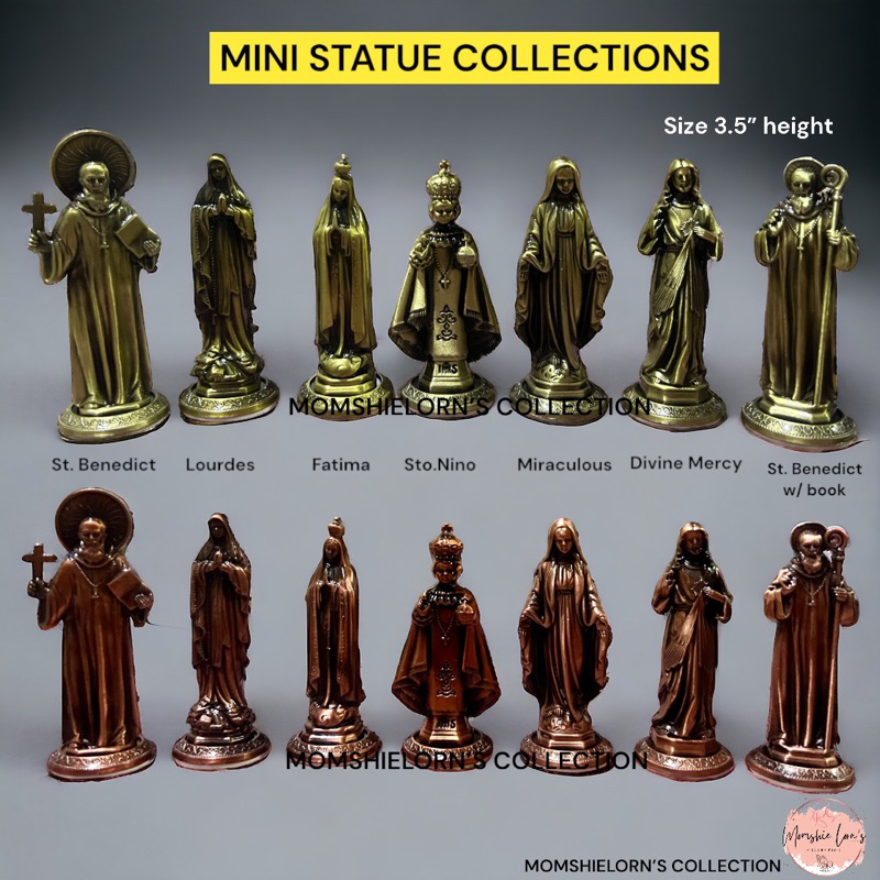 Mini Statue Figurine with stand 3.5” / Metal staue | Shopee Philippines