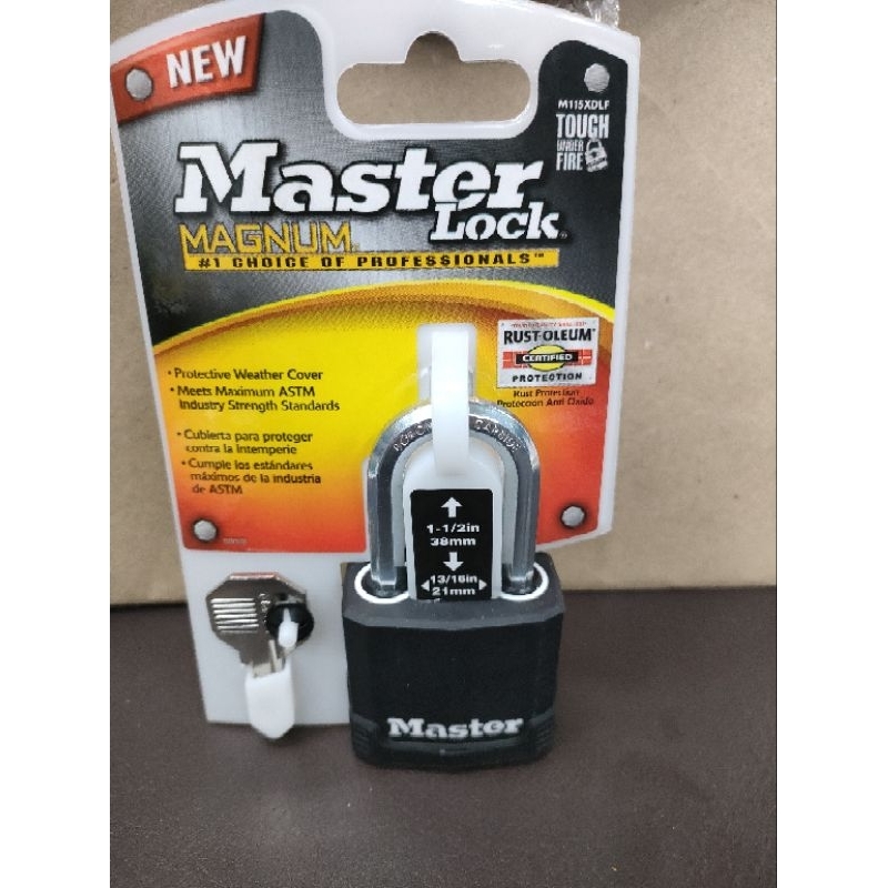 Master Lock Excell & Magnum Series Laminated Padlock M115DLF | Shopee ...