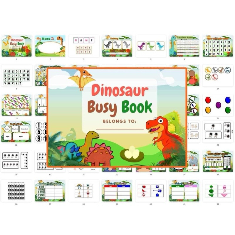BUSY BOOK for beginners 60+ pages | Shopee Philippines