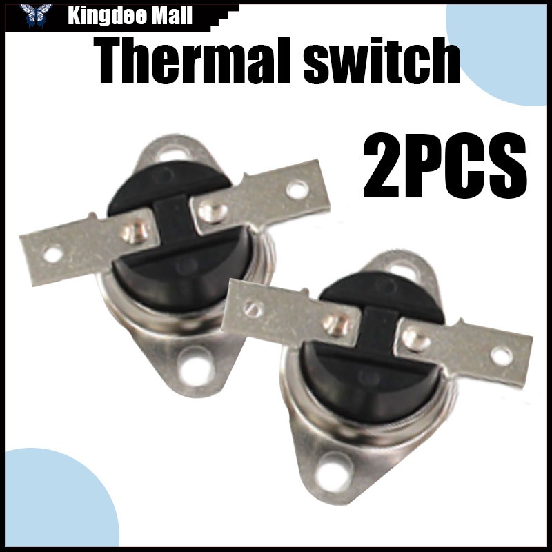 2PCS Thermal Switch Thermal Control Switch 180C,10A Normally Closed ...