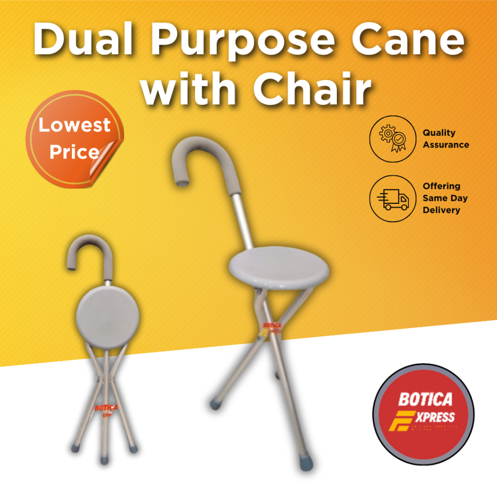 (Seat Cane) Dual Porpose Cane with Chair | Shopee Philippines