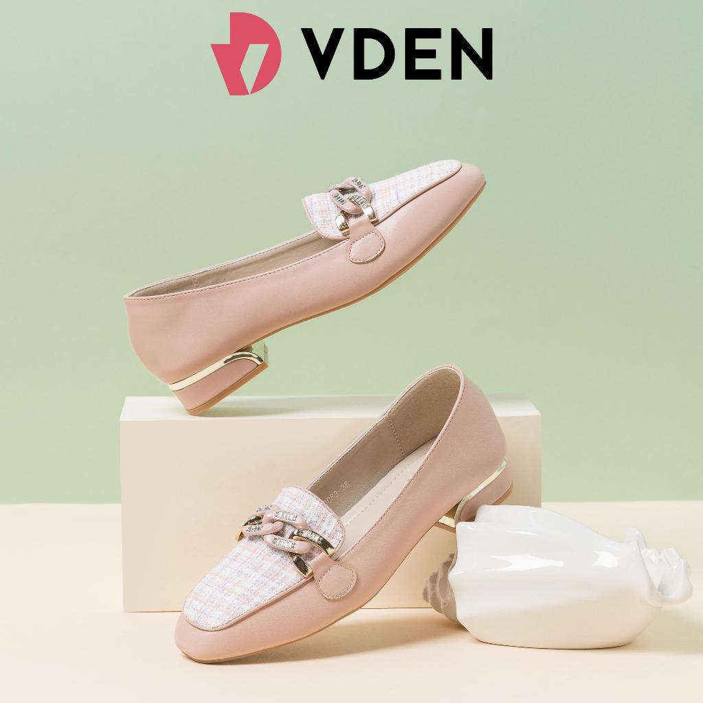 VDEN Women’s Elegant Square Toe Loafers Metallic Design B0083 Square ...