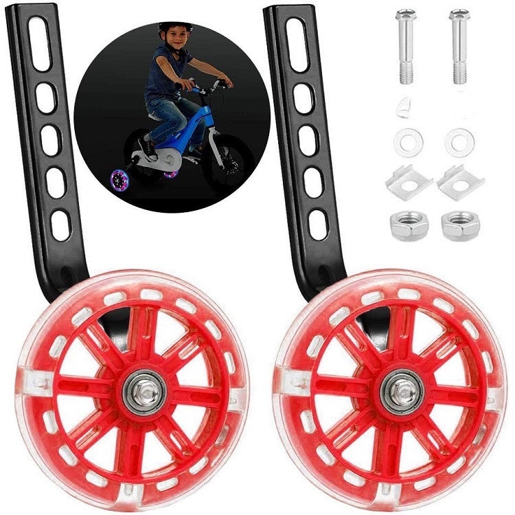 1 Pair Universal Children Bike Balancer Auxiliary Wheel Kids Bike ...