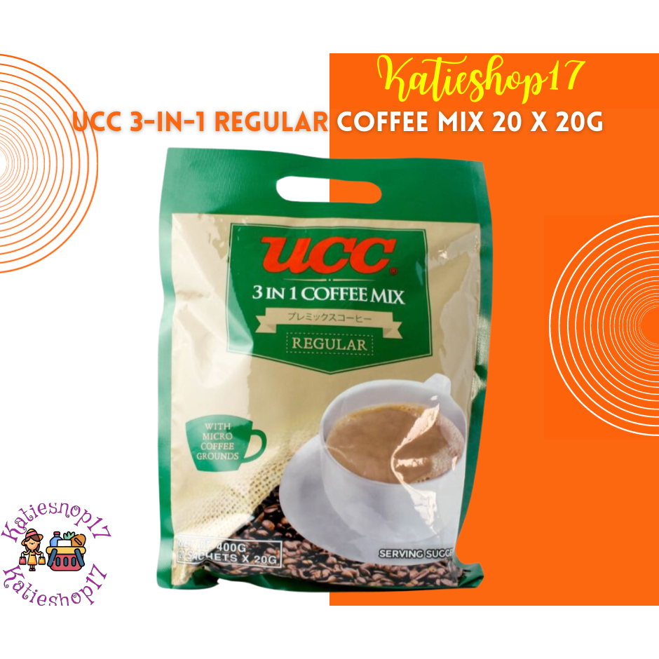 UCC 3-in-1 Regular Coffee Mix 20 x 20g | Shopee Philippines